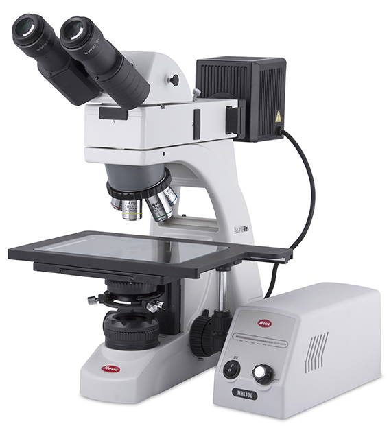 Metallurgical Microscope Motic BA310 MET-T (6" x 4" sample stage)