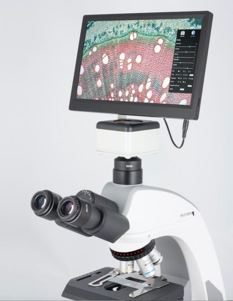 Motic Microscopes Panthera C2 Koehler Laboratory Microscope coded